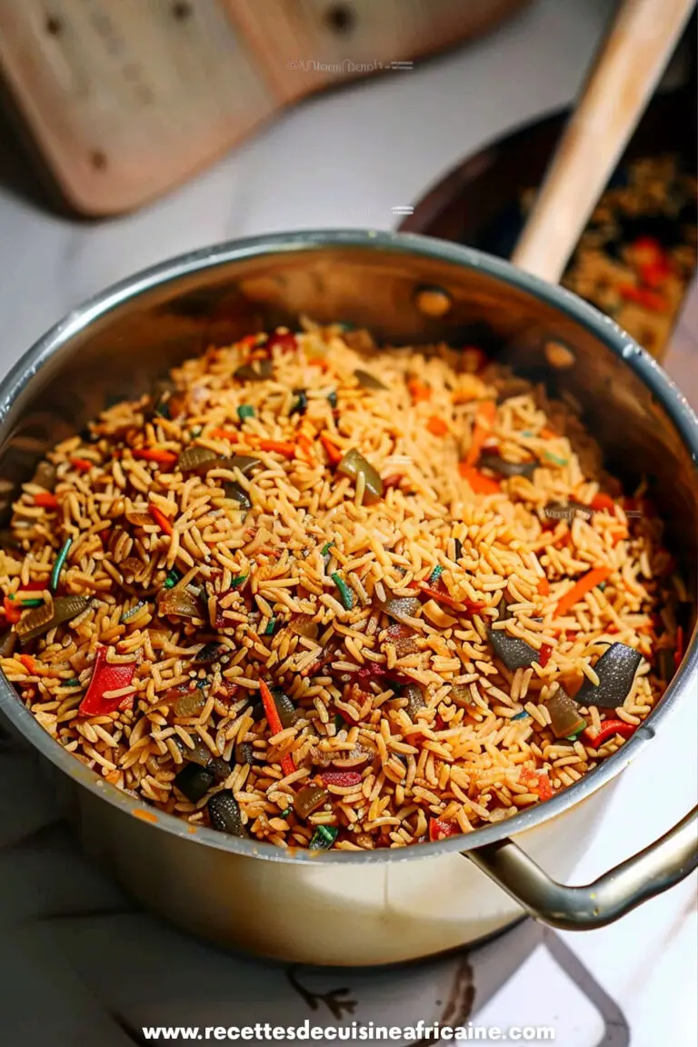 Riz Jollof Camerounais - Recettes de Cuisine Africaine
