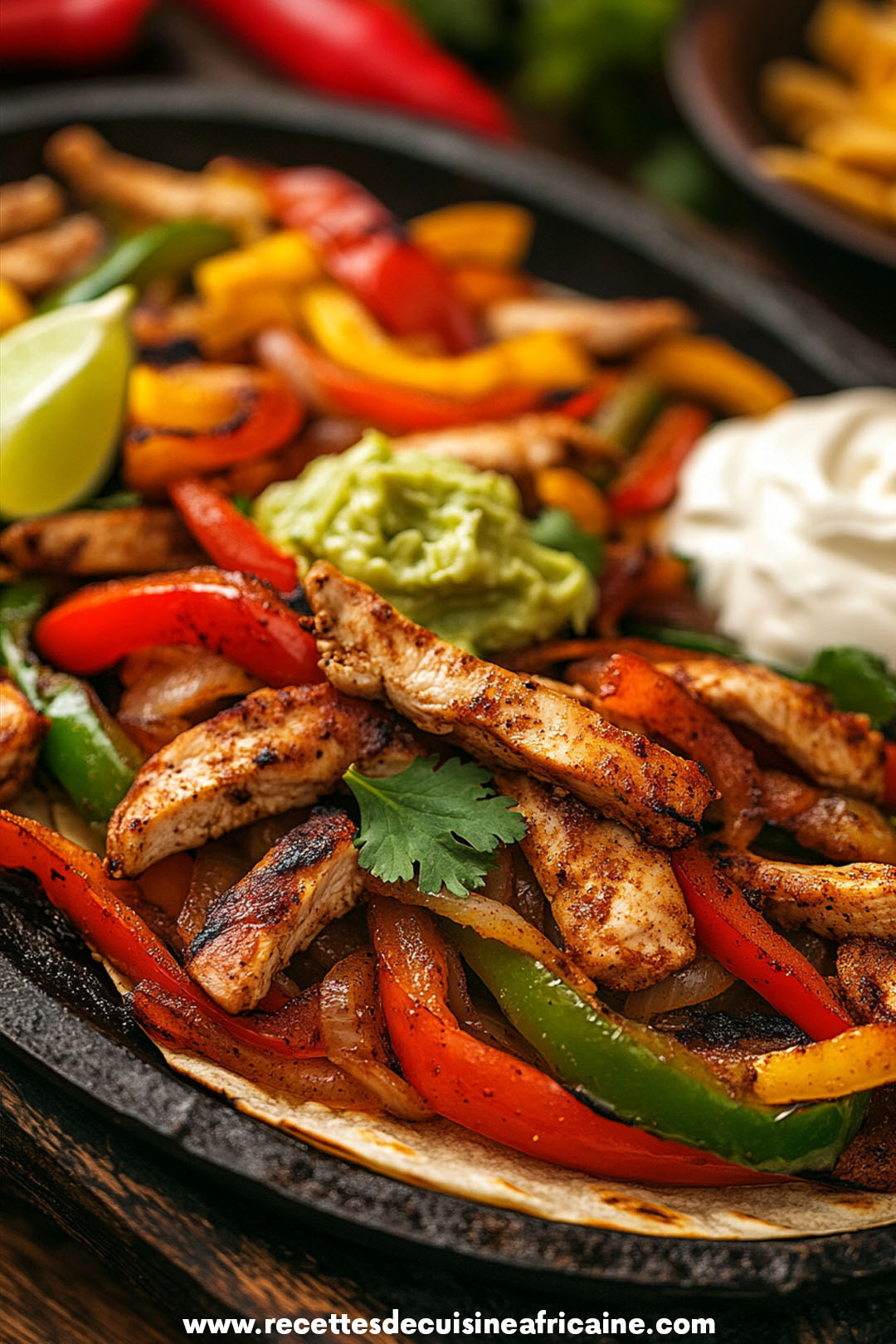Recette Fajitas Poulet - Recettes de Cuisine Africaine