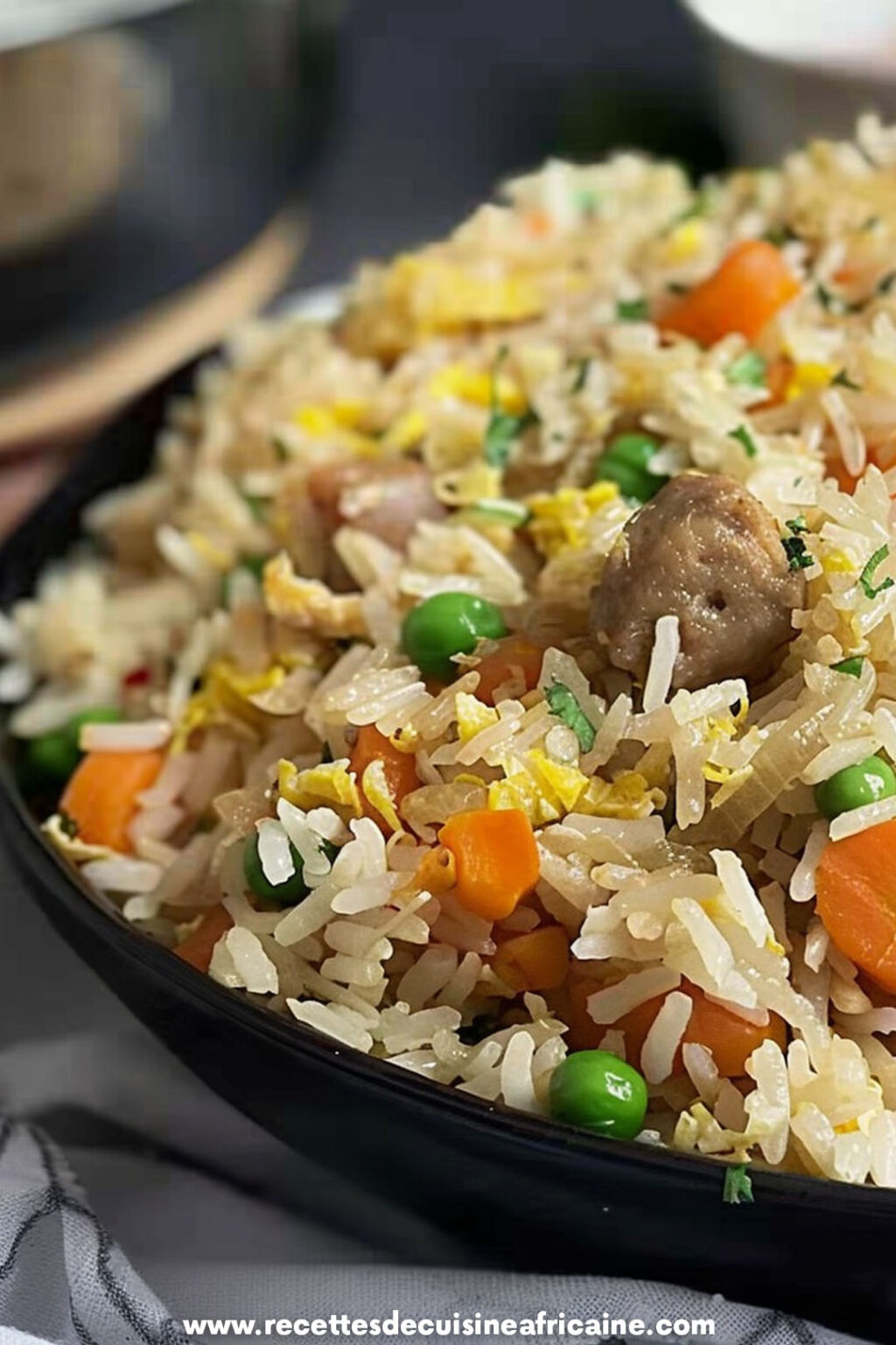 Riz Frit à la Noix de Coco - Recettes de Cuisine Africaine