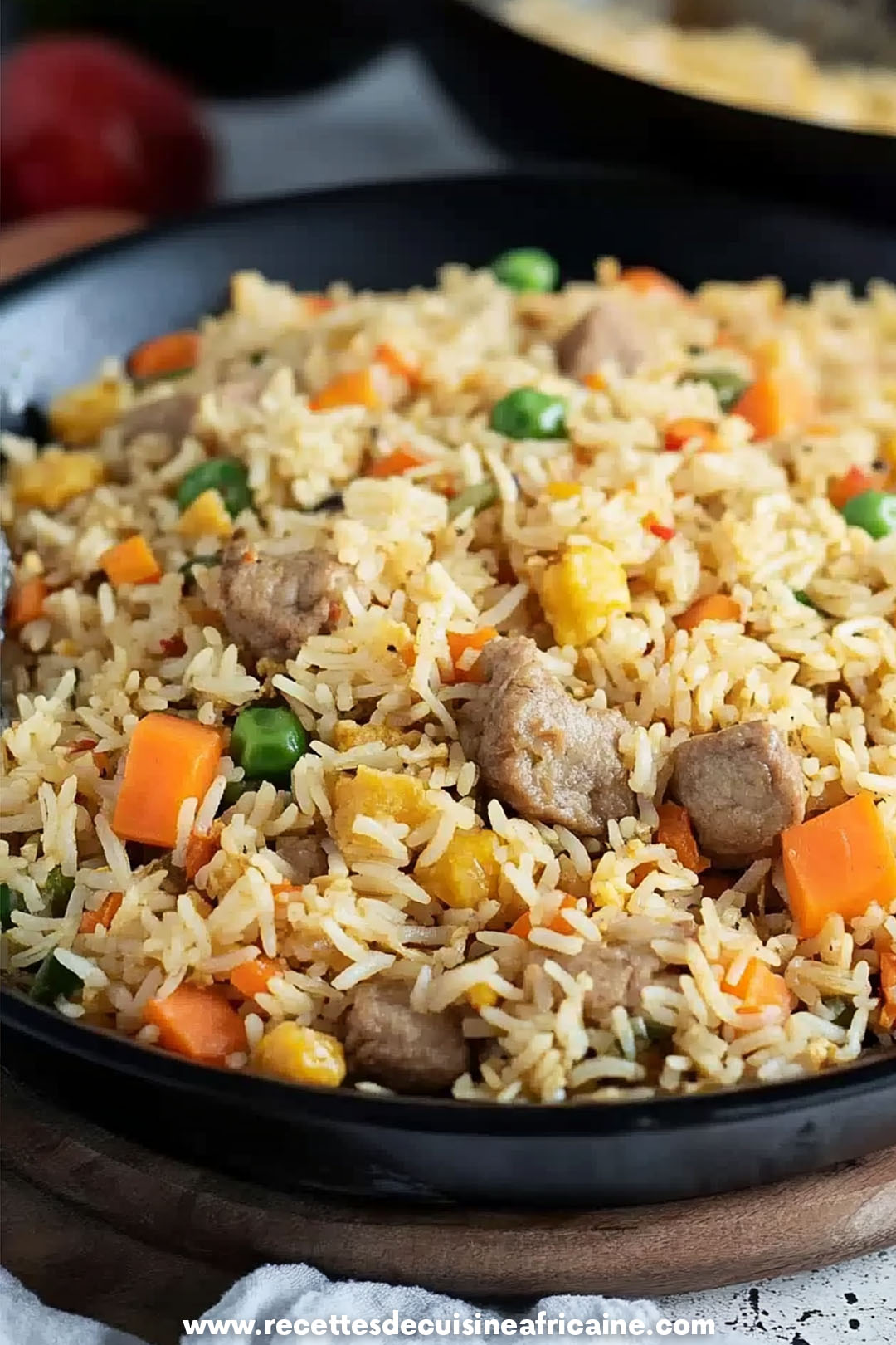 Riz Frit à la Noix de Coco - Recettes de Cuisine Africaine