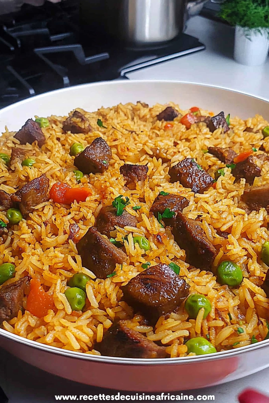 Riz Frit Nigérian - Recettes de Cuisine Africaine