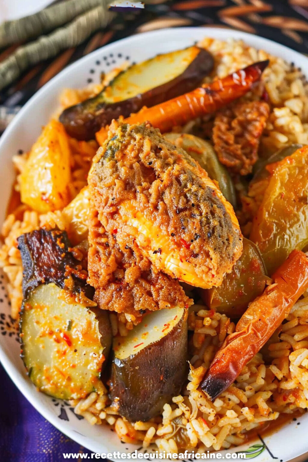 Thieboudienne (Riz Jollof sénégalais) - Recettes de Cuisine Africaine