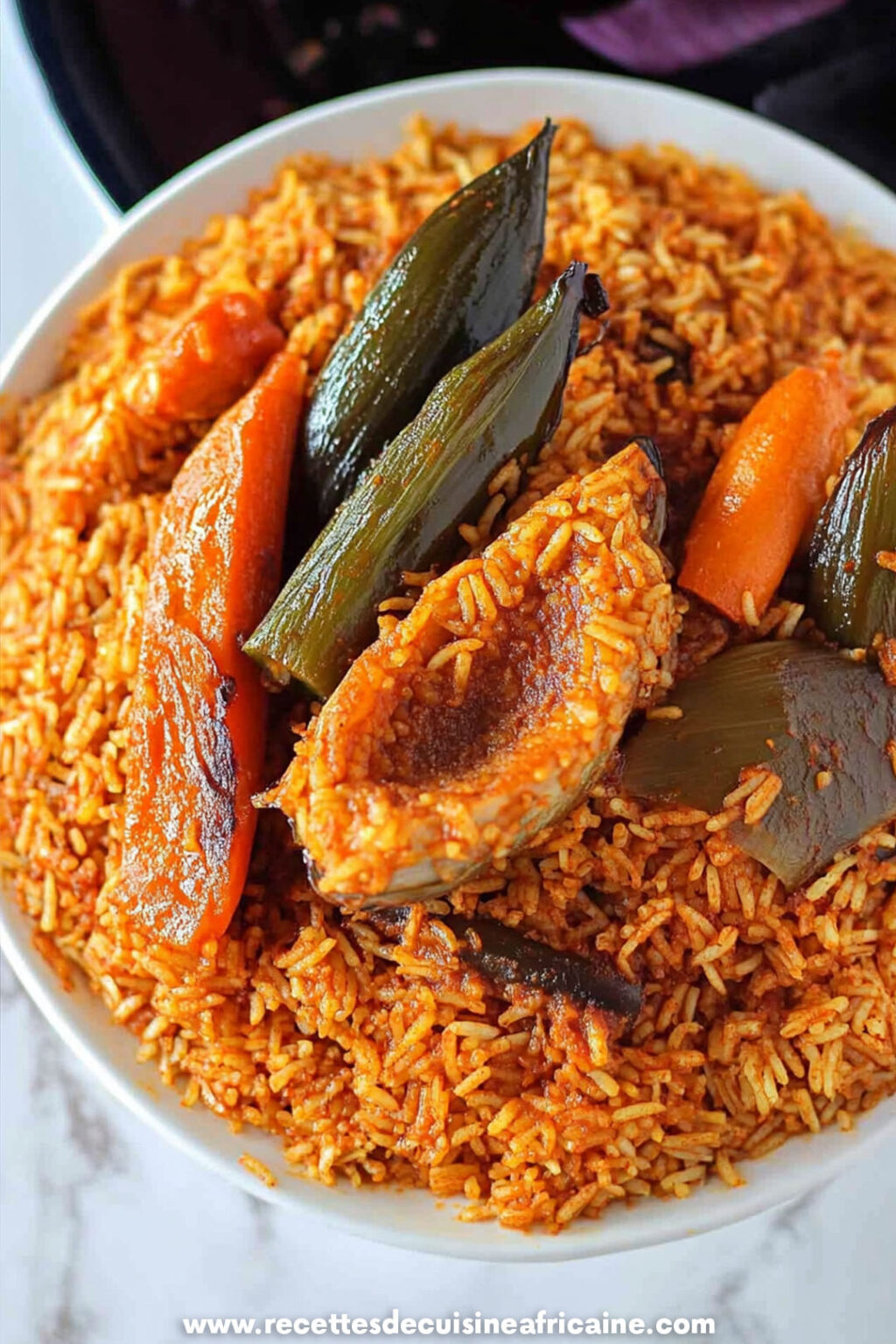 Thieboudienne (Riz Jollof sénégalais) - Recettes de Cuisine Africaine