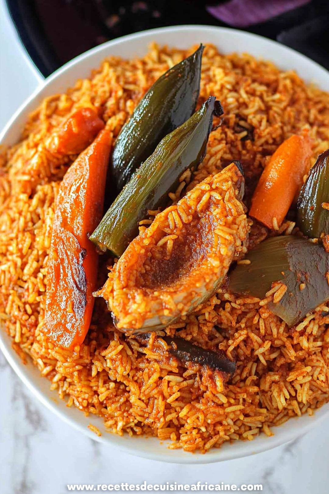 Thieboudienne (Riz Jollof sénégalais) - Recettes de Cuisine Africaine