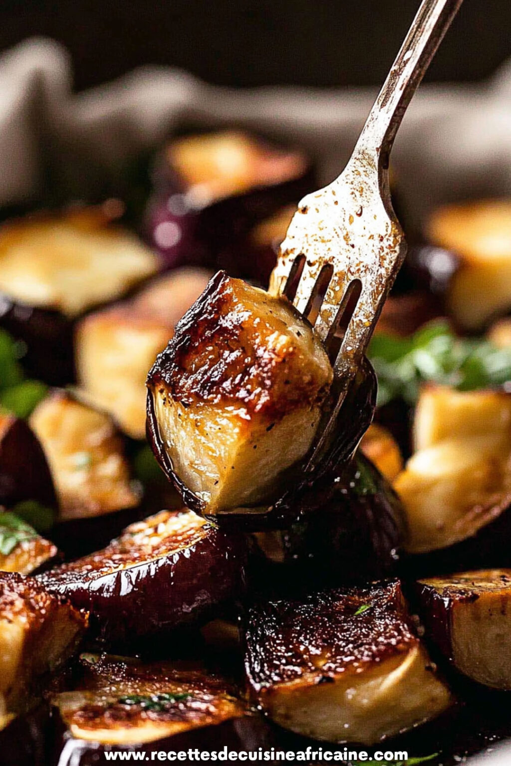 Aubergine Rôtie au Four - Recettes de Cuisine Africaine