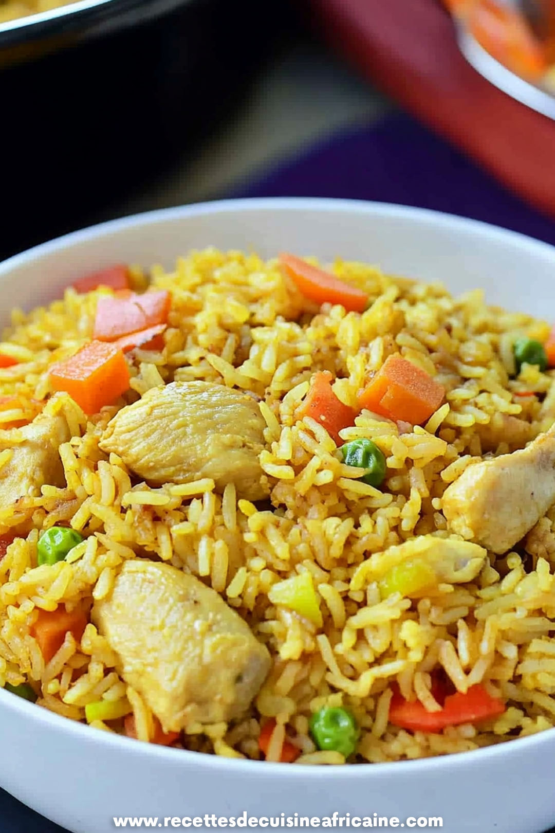 Riz Frit au Poulet Nigérian - Recettes de Cuisine Africaine