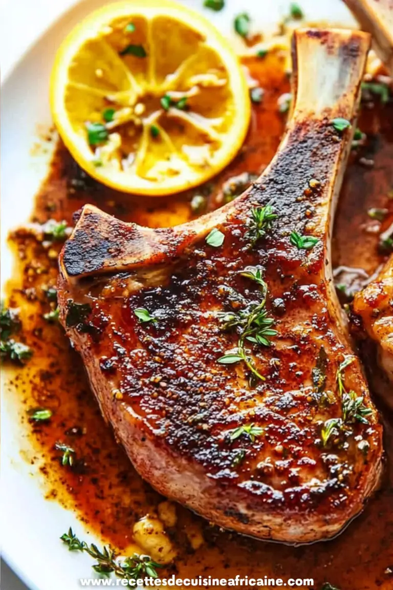 Côtes de Porc au Four - Recettes de Cuisine Africaine