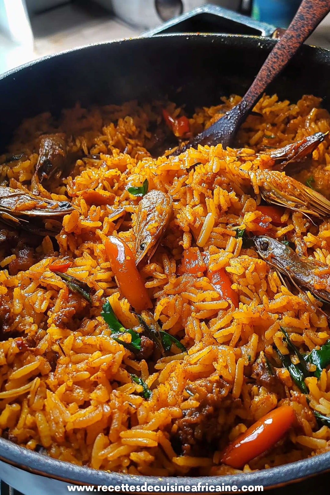Riz Jollof Authentique (Iwuk Edesi) - Recettes de Cuisine Africaine